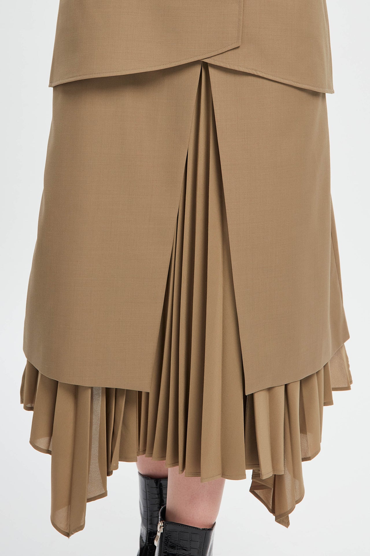 Ripple In The Water Pleating Skirt – Charlotte Ng Studio